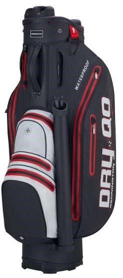 Bennington Dry Quiet Organizer 9 Waterproof Cartbag, schwarz/weiss/rot ...