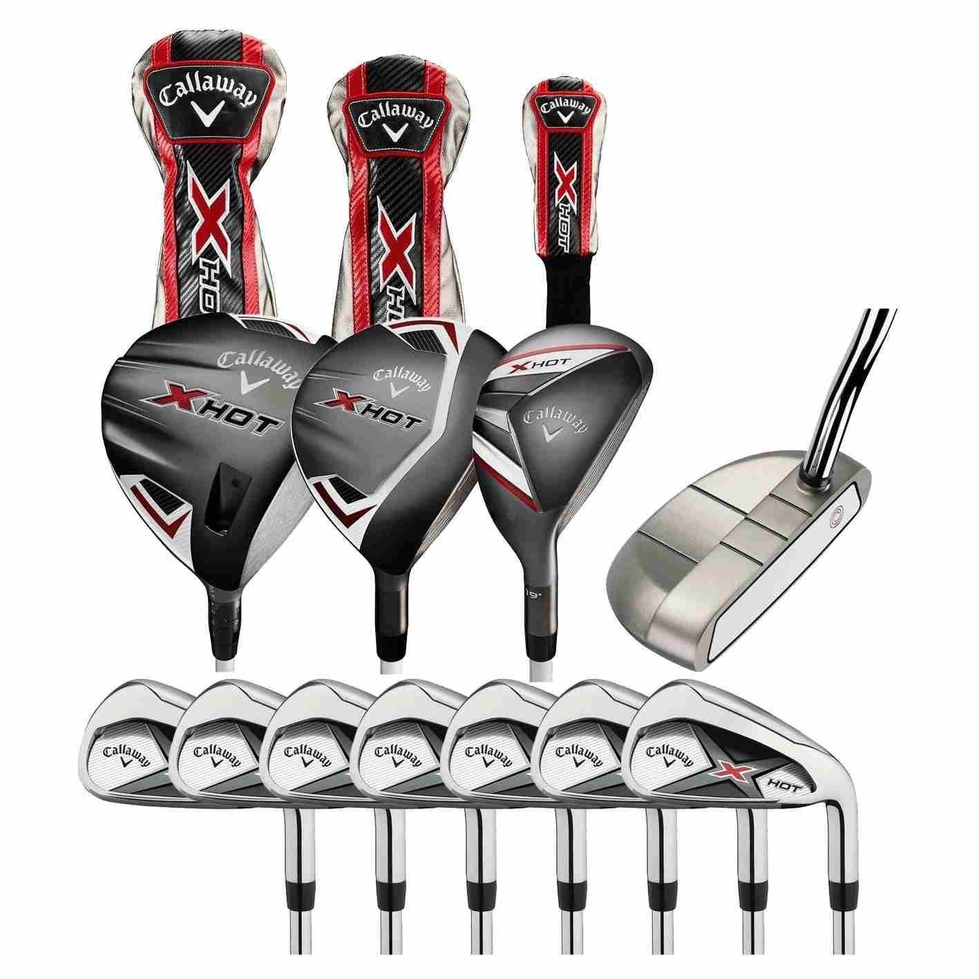 Callaway X Hot Herren Golfset Stahl, OHNE BAG | Golf Brothers.de