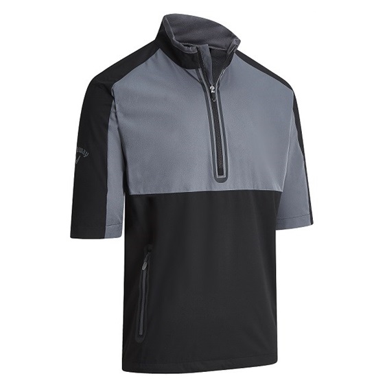 Callaway 1/2 Sleeve Wind Herren Windshirt, schwarz/grau | Golf Brothers.de