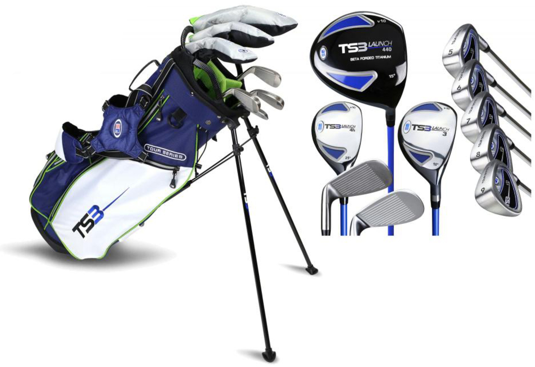 U.S. Kids Golf TS3-57 (145 cm) v10 10-Club Junior Golfset, dunkelblau ...