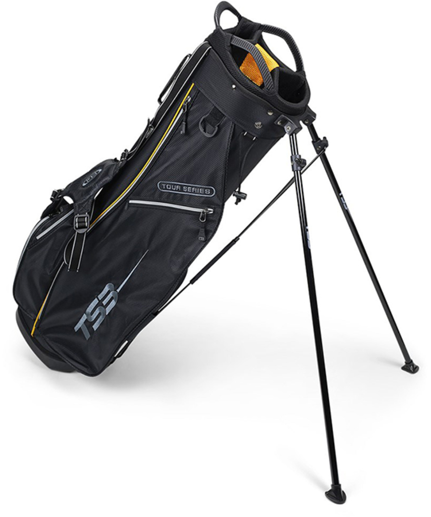 U.S. Kids Golf TS3-63 (160) v5 Junior Stand Bag, schwarz/gold | Golf ...