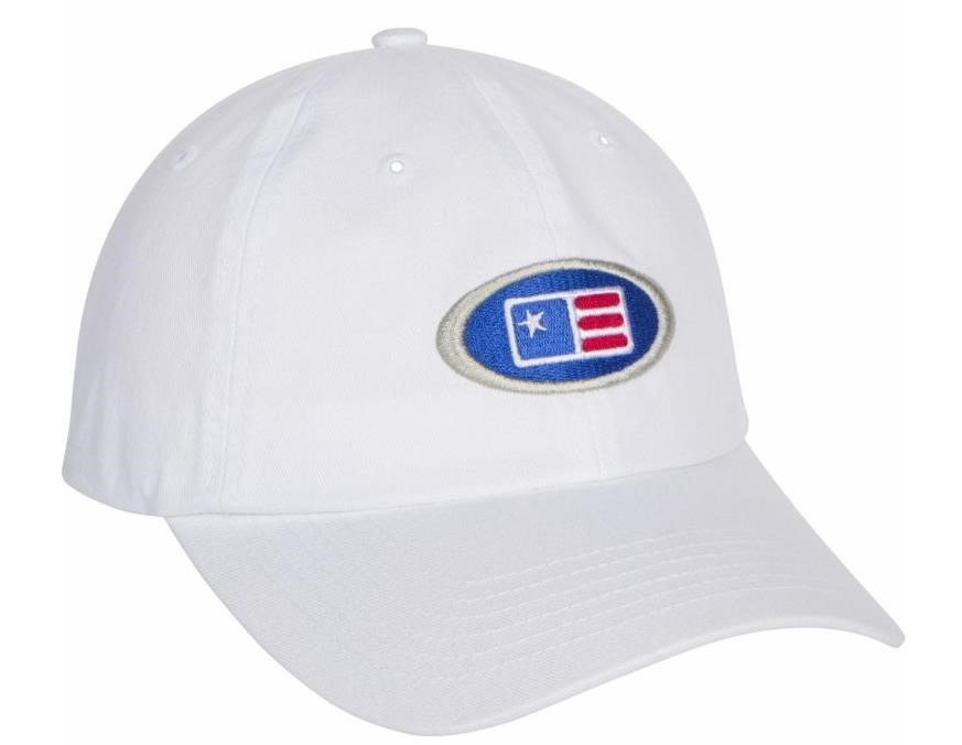U.S. Kids Golf Oval Twill Junior Golf Cap, weiss | Golf Brothers.de