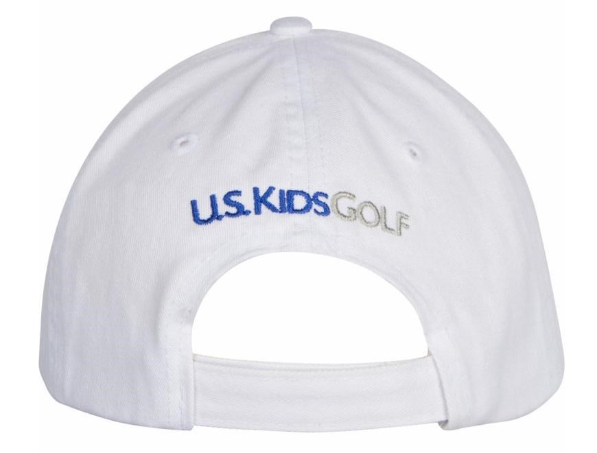 U.S. Kids Golf Oval Twill Junior Golf Cap, weiss | Golf Brothers.de