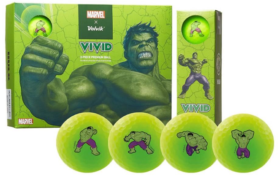 Volvik VIVID MARVEL HULK Golfbälle | Golf Brothers.de