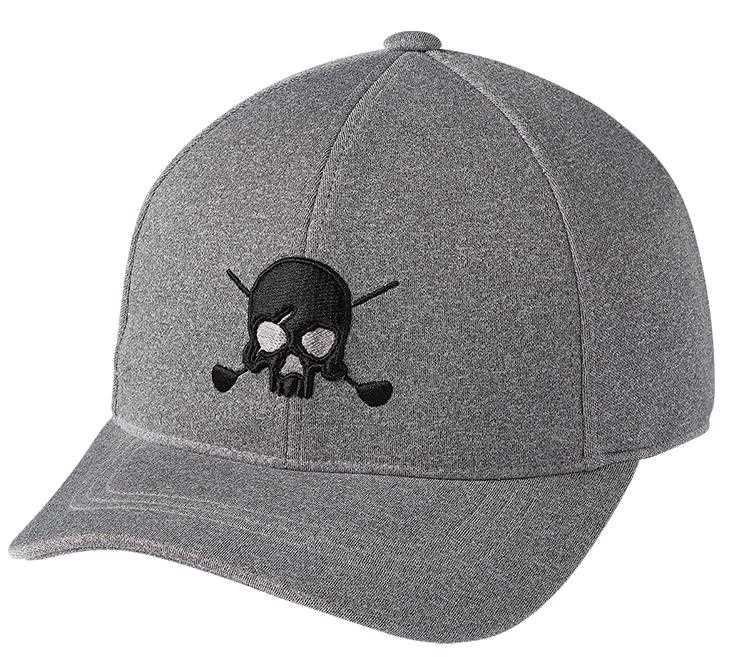 Volvik Skull Embroidered Herren Cap, grau | Golf Brothers.de