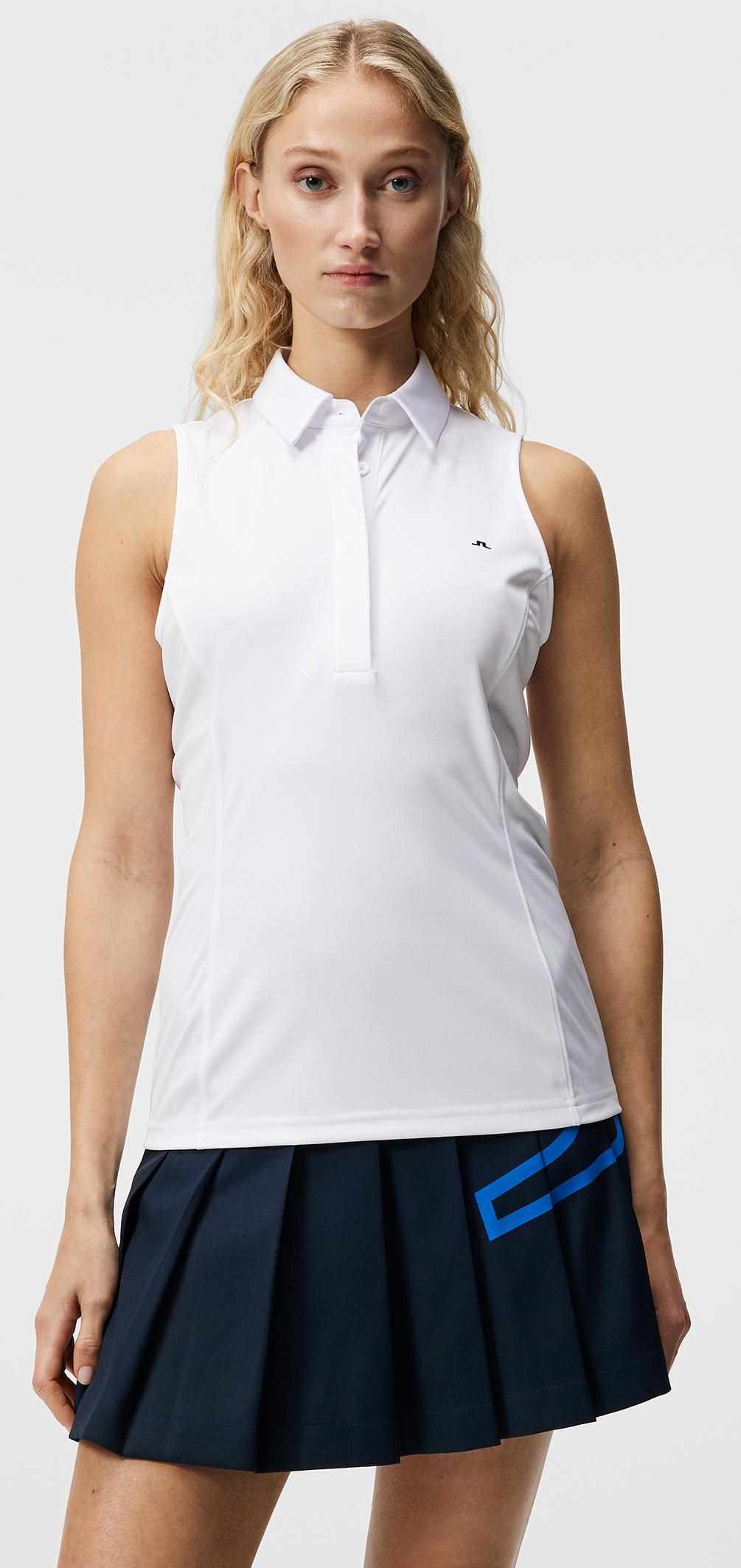 J.Lindeberg Dena Damen Poloshirt, weiss | Golf Brothers.de