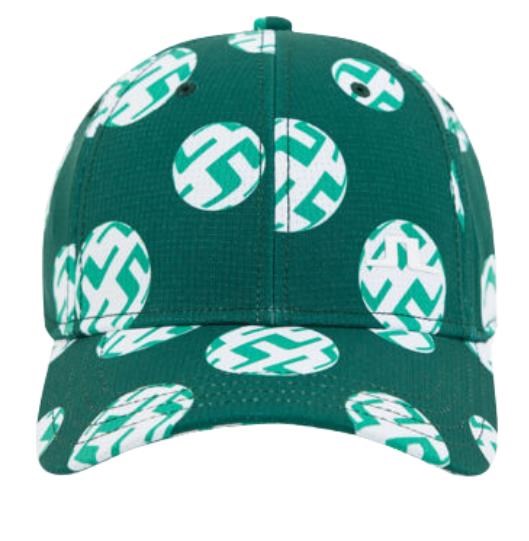 J.Lindeberg Collin Print Herren Cap, rain forest sphere dot | Golf ...