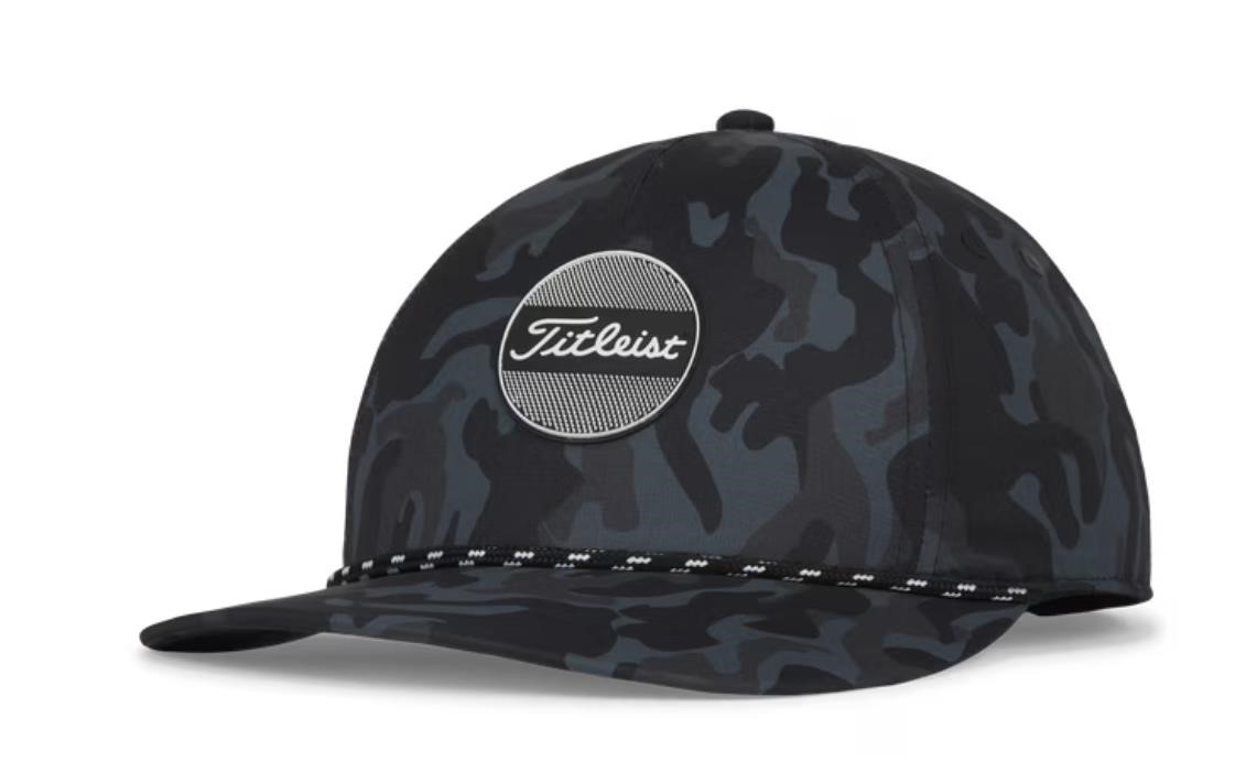 Titleist Boardwalk Rope Junior Golf Cap, schwarz camo | Golf Brothers.de