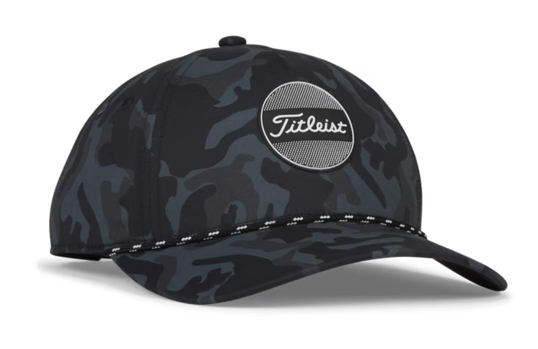 Titleist Boardwalk Rope Junior Golf Cap, schwarz camo | Golf Brothers.de