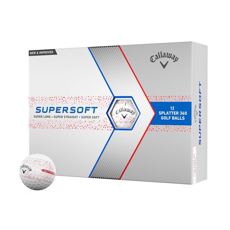 Callaway Supersoft Splatter 360 Red Golfbälle | Golf Brothers.de