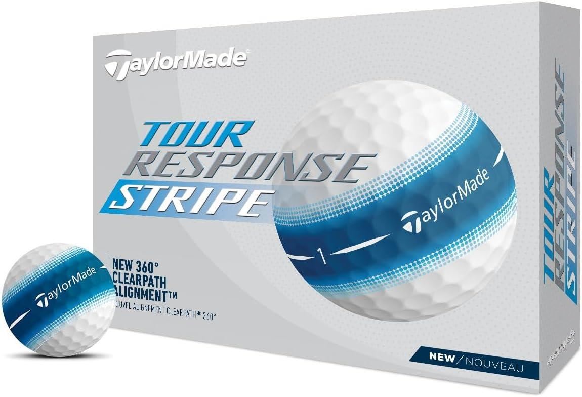 TaylorMade Tour Response Stripe Golfbälle, blau | Golf Brothers.de