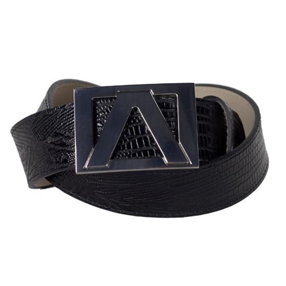 Alberto Golf Logo Gürtel - schwarz | Golf Brothers.de