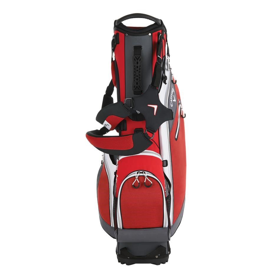 Callaway Hyper-Lite 3 Stand Bag, rot/grau/weiß | Golf Brothers.de